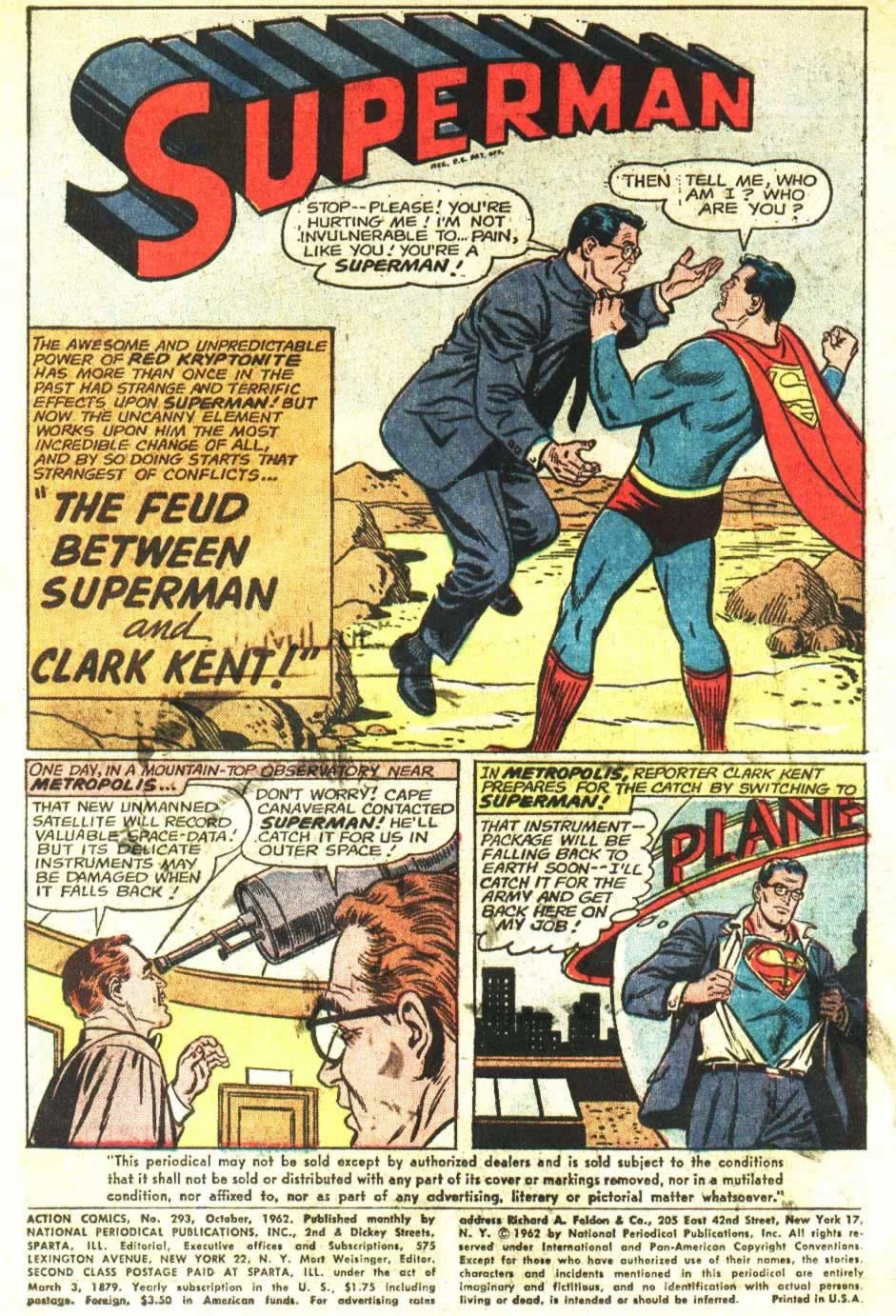 Action Comics Vol 1 293 Gallery | Comic Book Art Wiki | Fandom