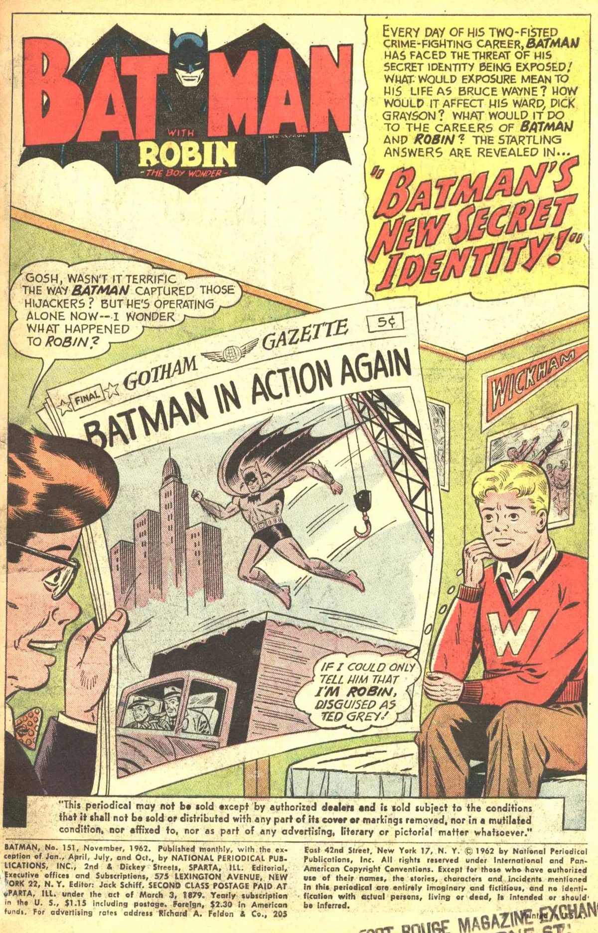 Batman Vol 1 151 Gallery | Comic Book Art Wiki | Fandom