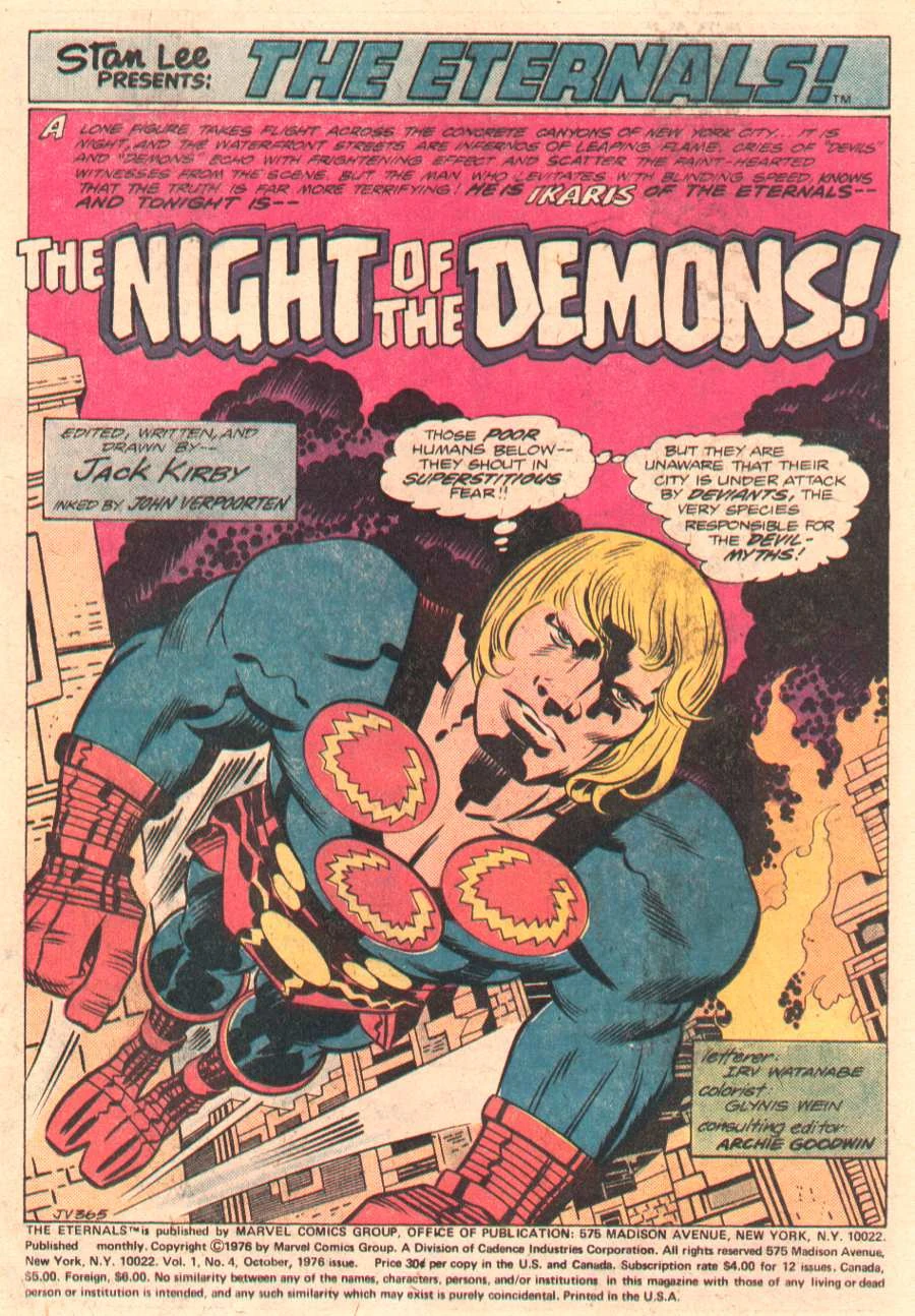 Eternals Vol 1 4 Gallery | Comic Book Art Wiki | Fandom