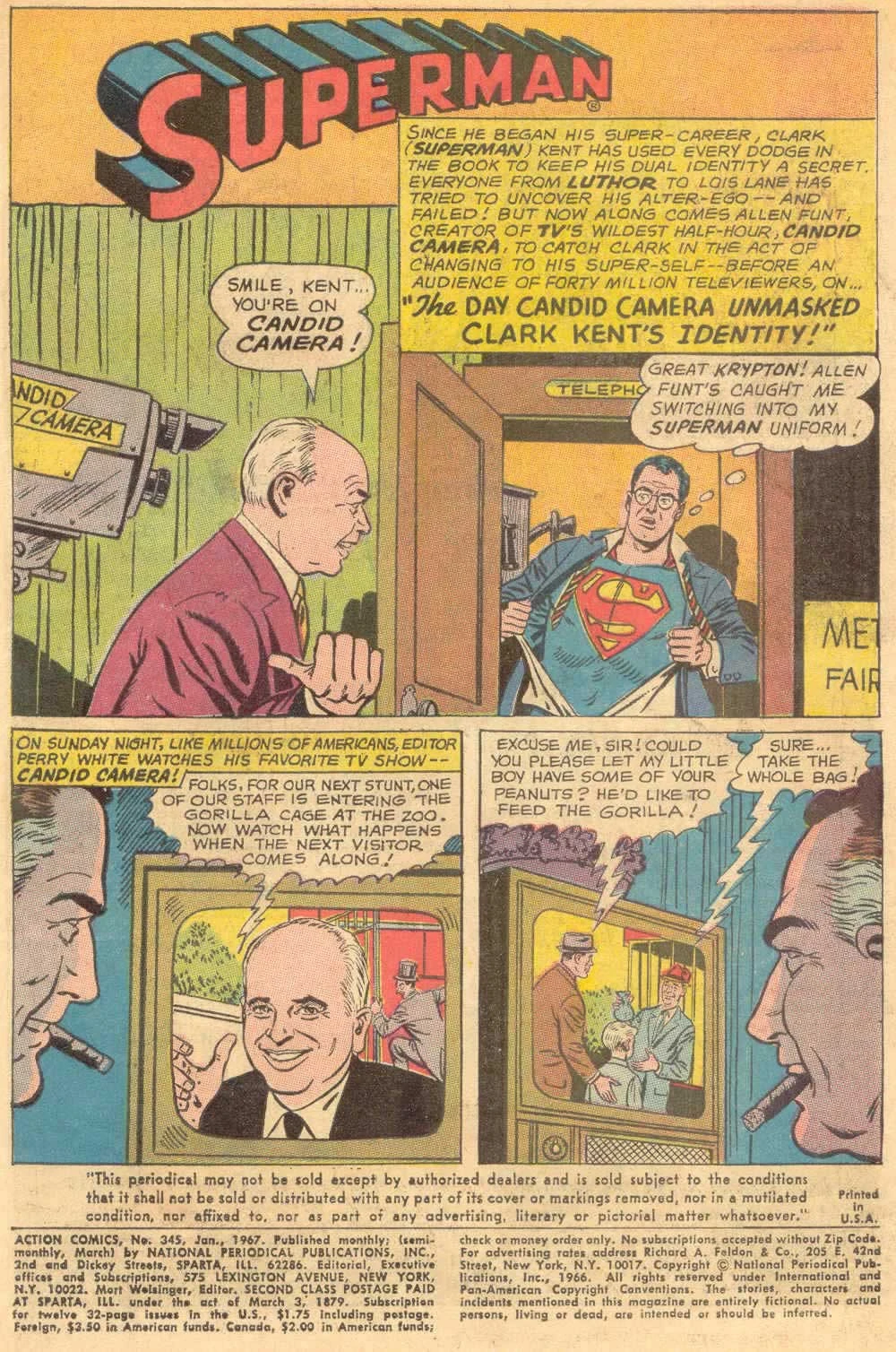 Action Comics Vol 1 345 Gallery | Comic Book Art Wiki | Fandom