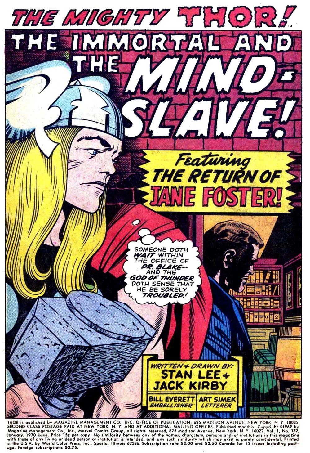 Thor Vol 1 172 Gallery | Comic Book Art Wiki | Fandom