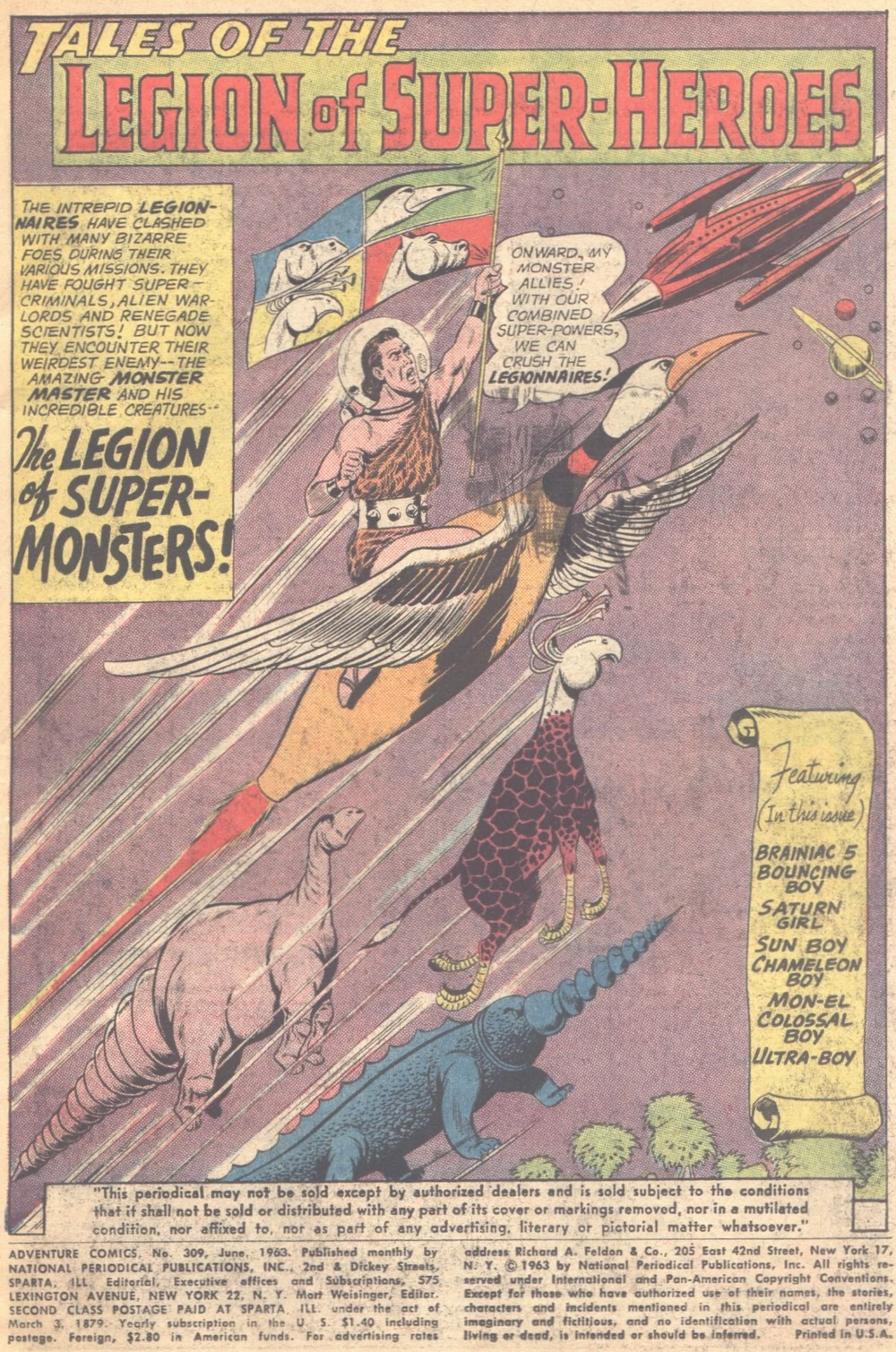 Adventure Comics Vol 1 309 Gallery | Comic Book Art Wiki | Fandom