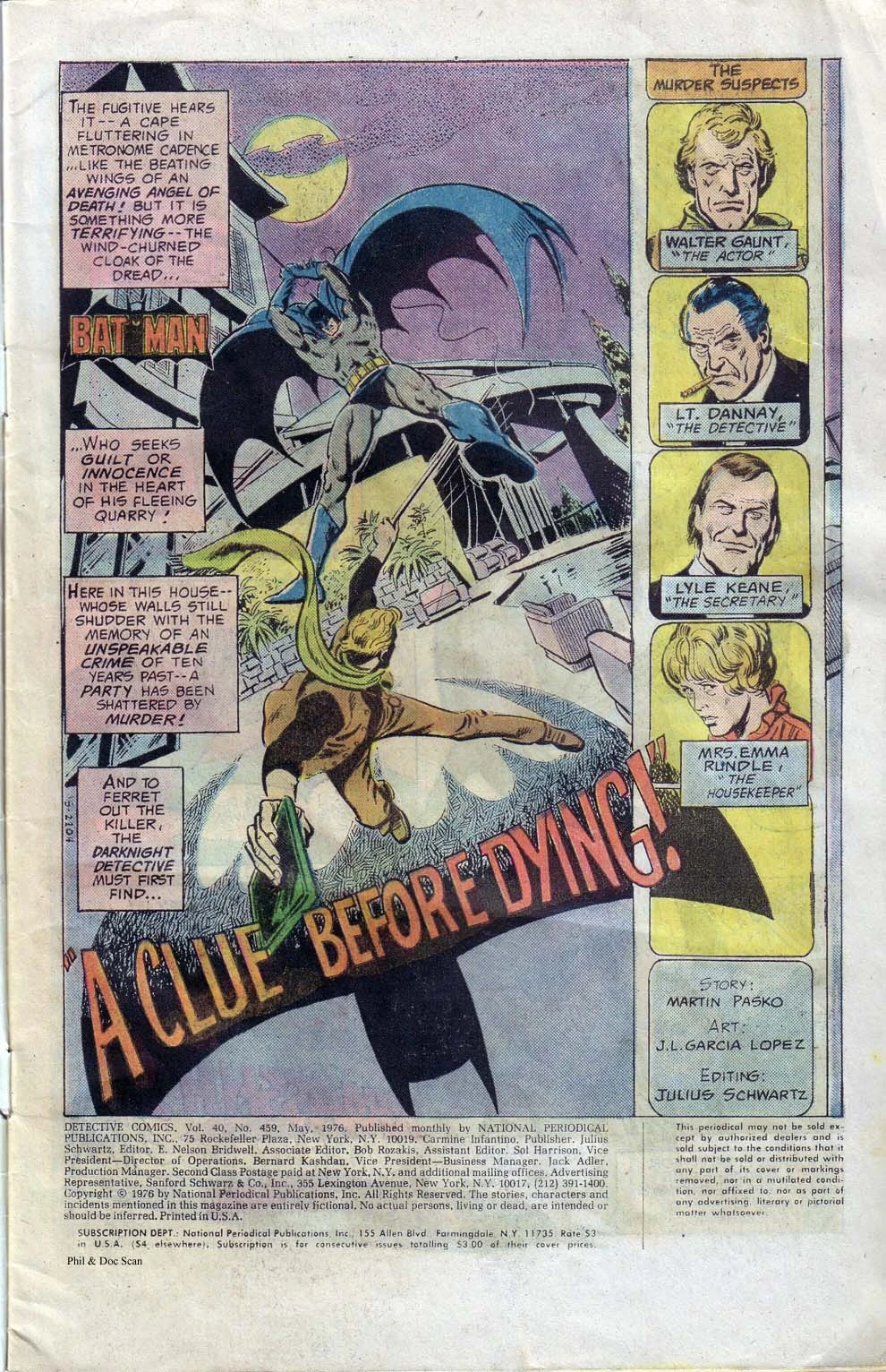 Detective Comics Vol 1 459 Gallery | Comic Book Art Wiki | Fandom