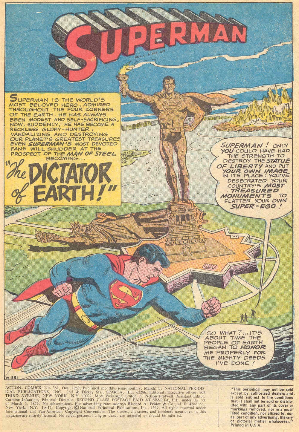 Action Comics Vol 1 381 Gallery | Comic Book Art Wiki | Fandom