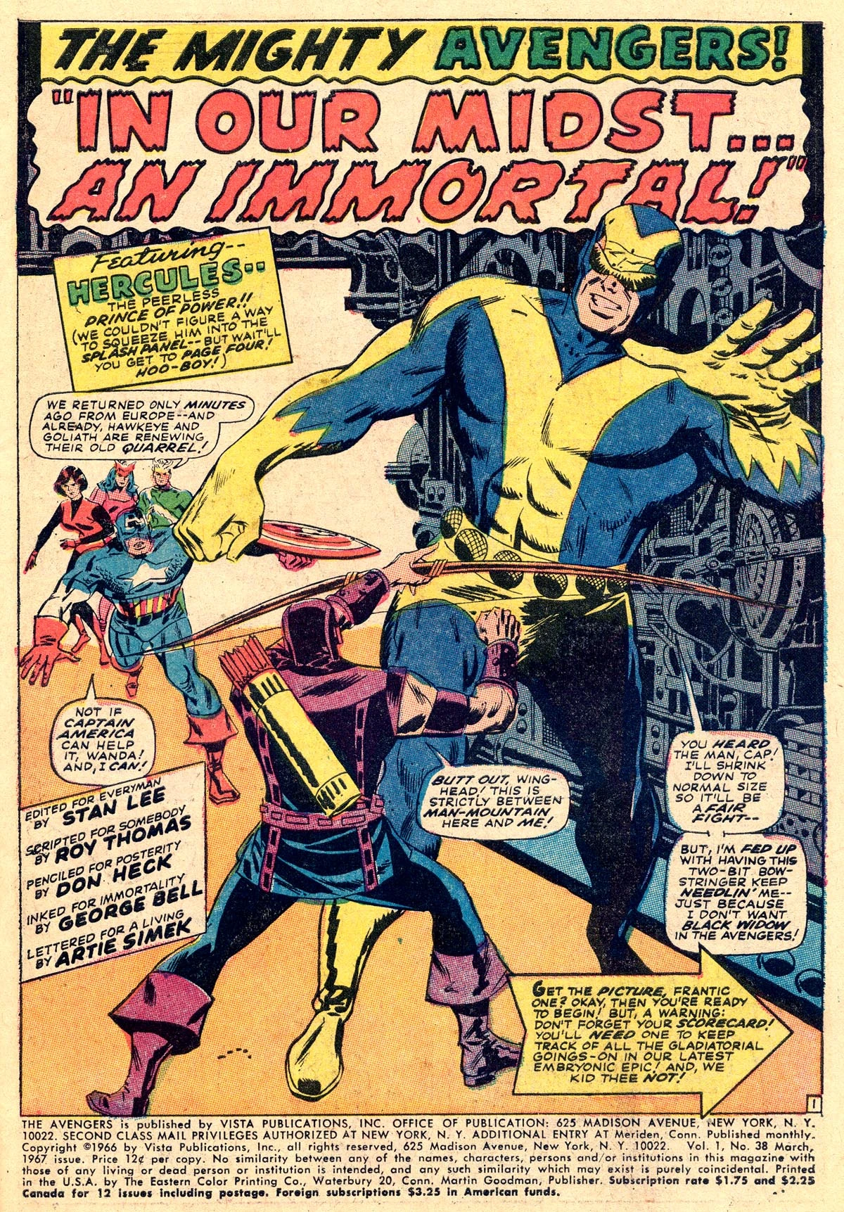 Avengers Vol 1 38 Gallery | Comic Book Art Wiki | Fandom