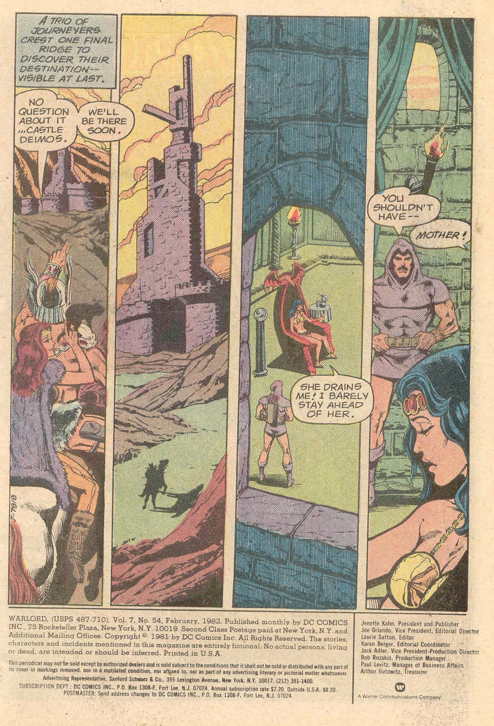 Warlord Vol 1 54 Gallery | Comic Book Art Wiki | Fandom