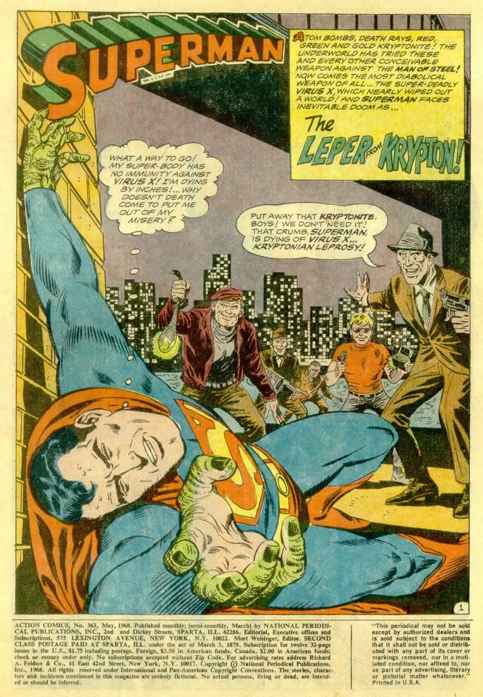 Action Comics Vol 1 363 Gallery | Comic Book Art Wiki | Fandom