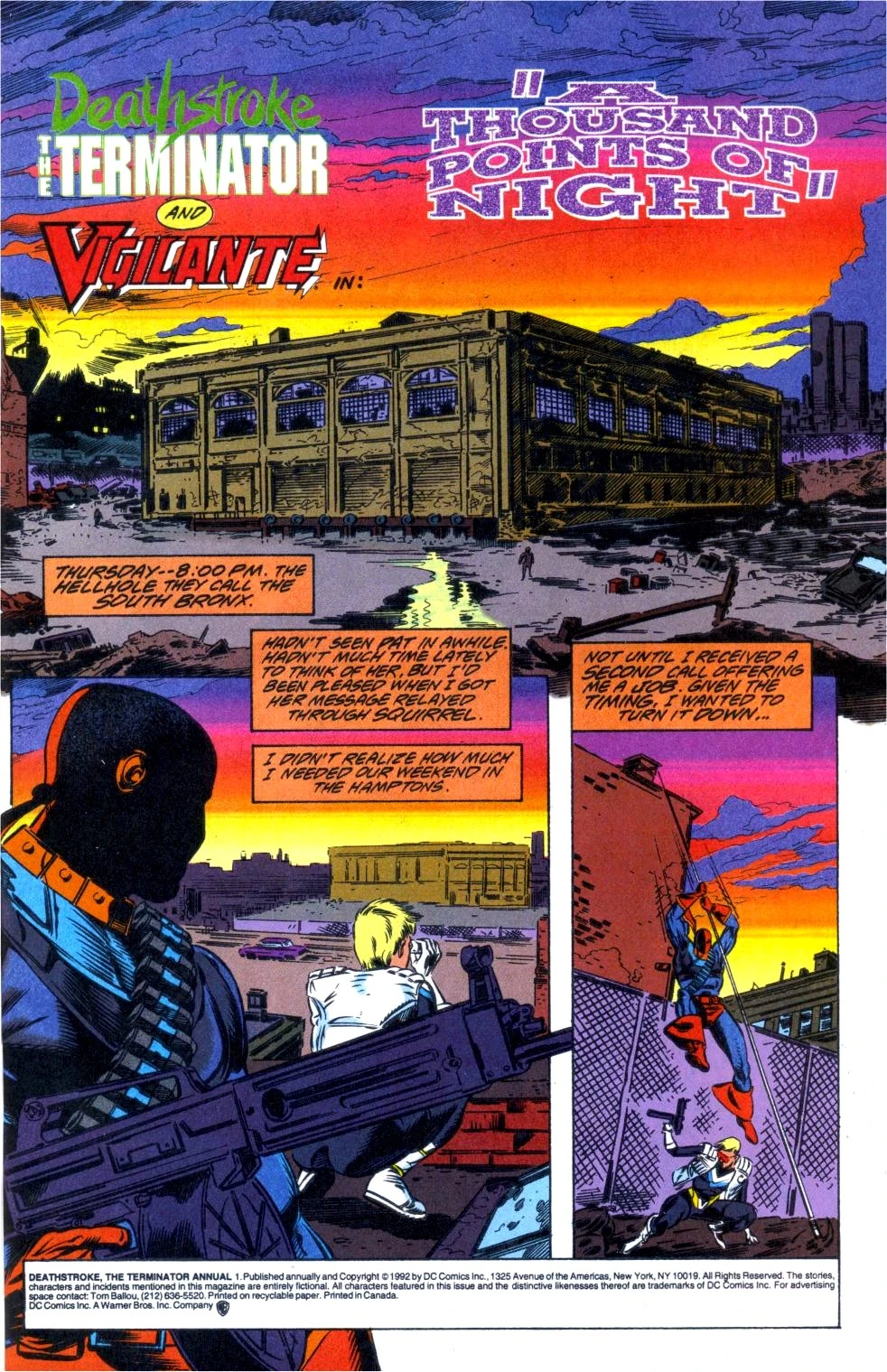 Deathstroke Annual Vol 1 Gallery | Comic Book Art Wiki | Fandom