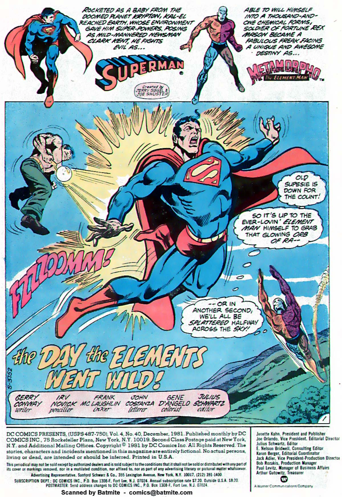 DC Comics Presents Vol 1 40 Gallery | Comic Book Art Wiki | Fandom