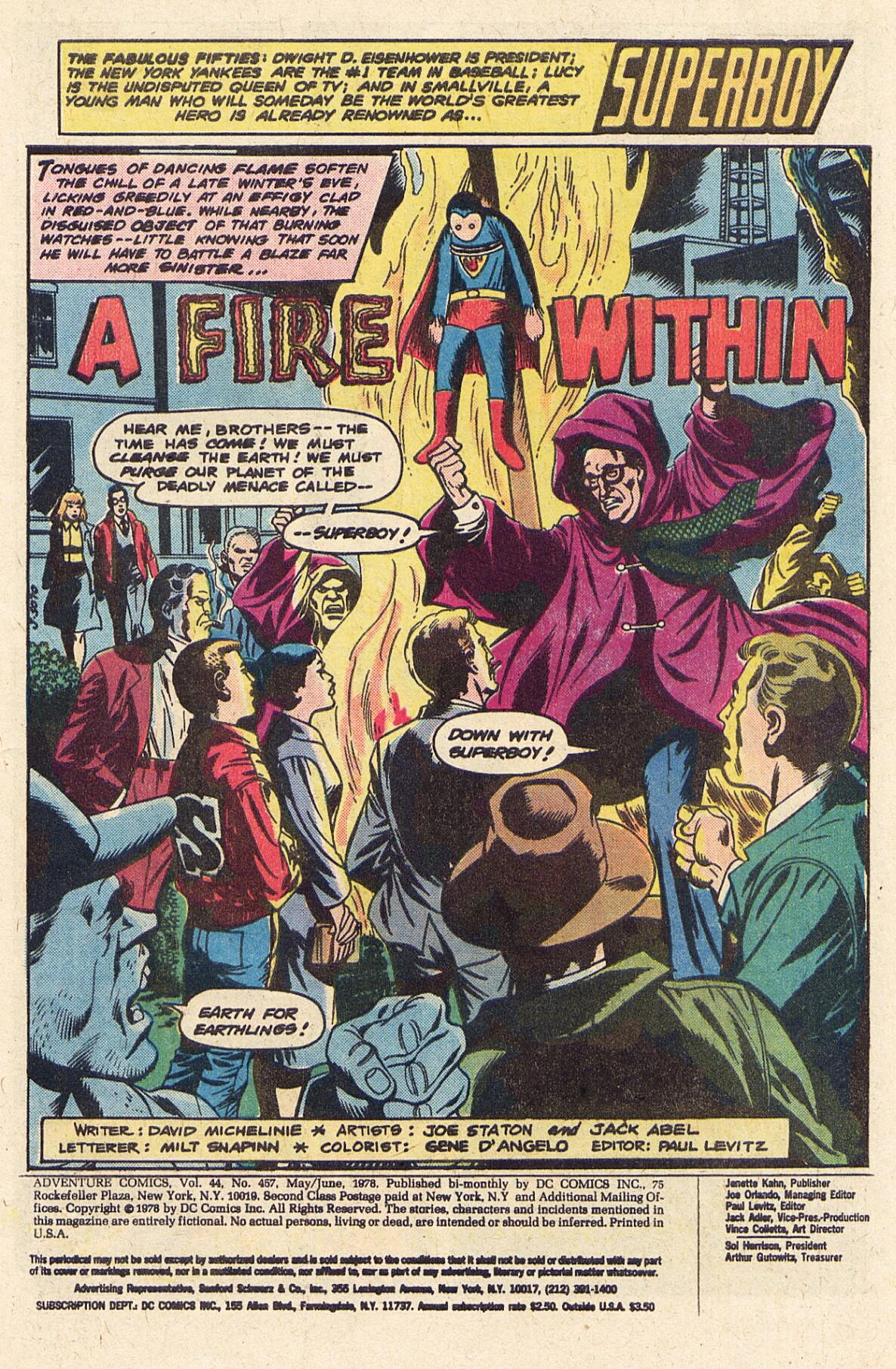 Adventure Comics Vol 1 457 Gallery | Comic Book Art Wiki | Fandom