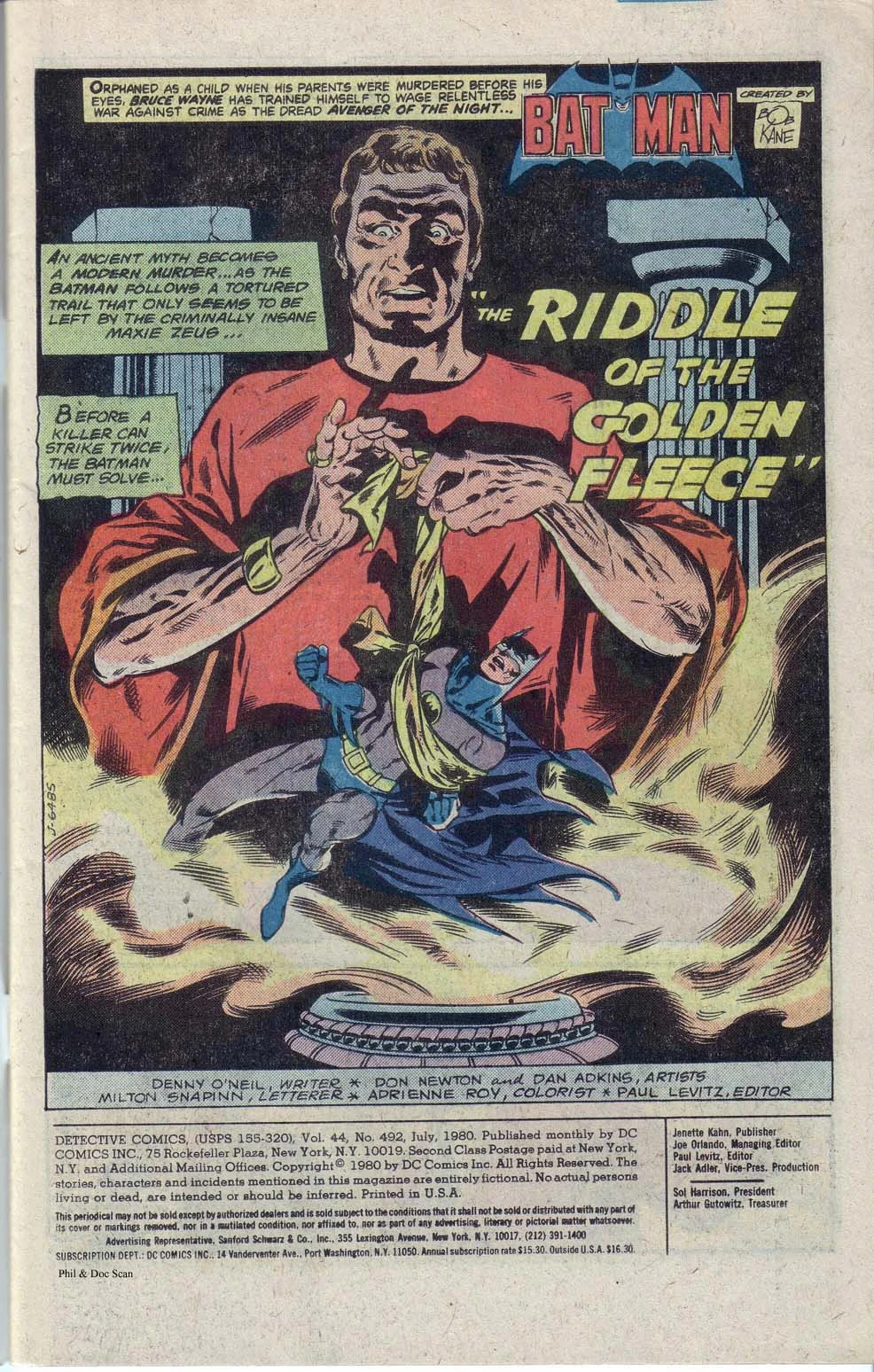 Detective Comics Vol 1 491 Gallery | Comic Book Art Wiki | Fandom