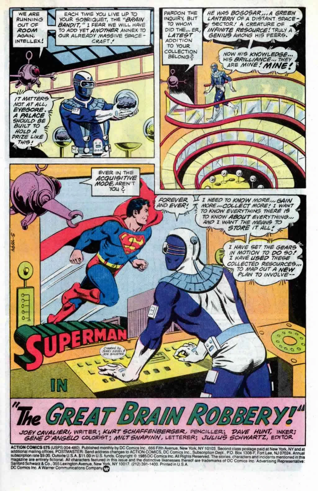 Action Comics Vol 1 575 Gallery | Comic Book Art Wiki | Fandom