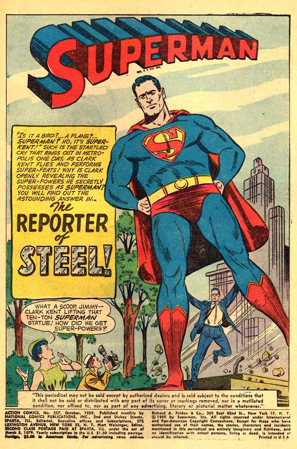 Action Comics Vol 1 257 Gallery | Comic Book Art Wiki | Fandom
