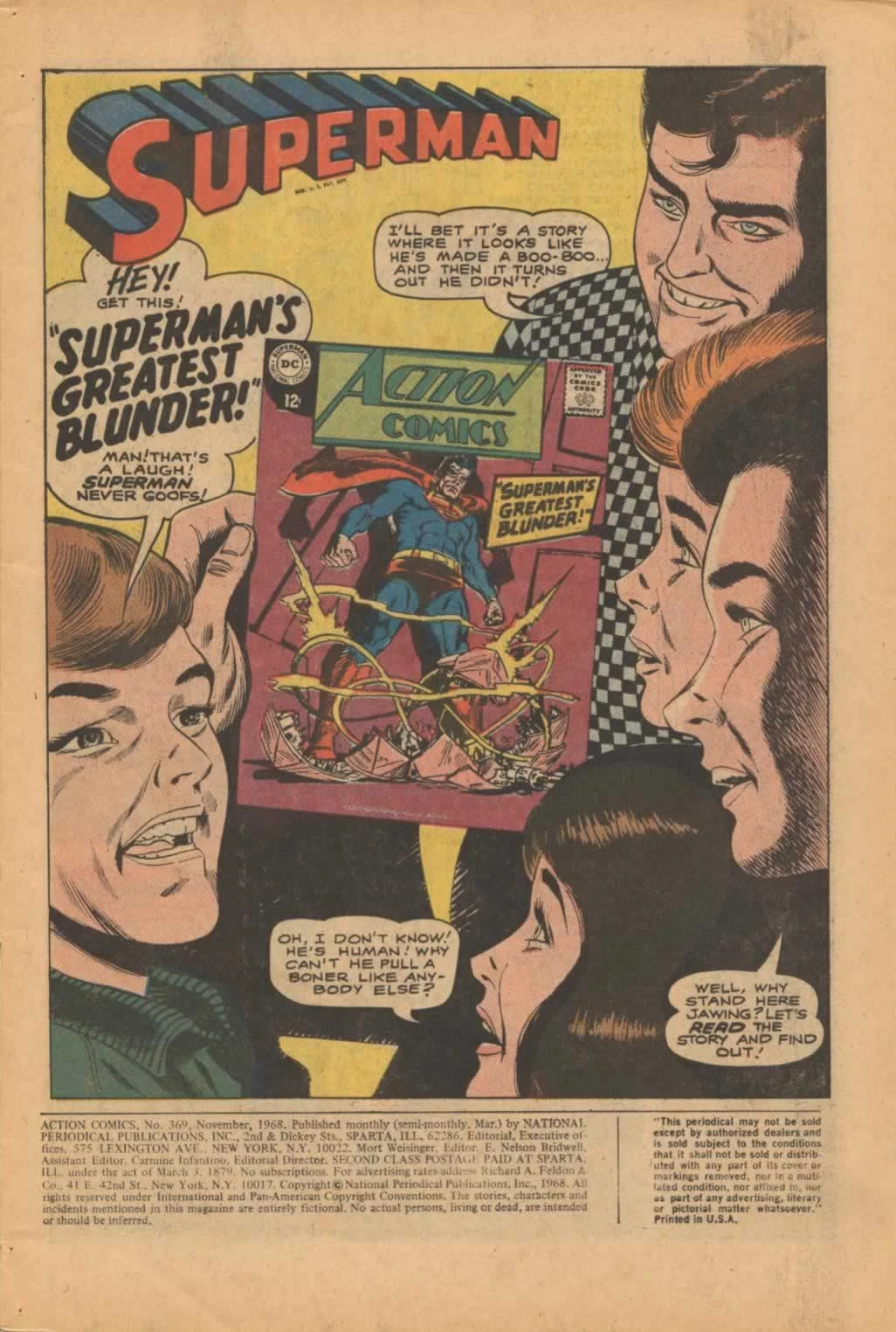 Action Comics Vol 1 369 Gallery | Comic Book Art Wiki | Fandom