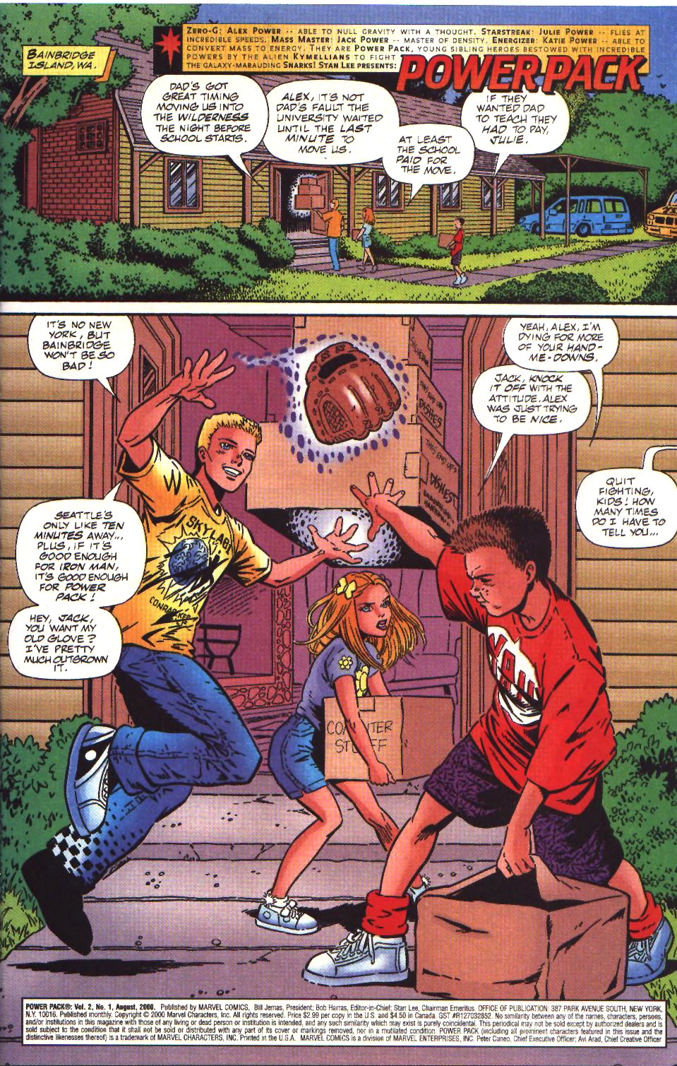 Power Pack Vol 2 1 Gallery | Comic Book Art Wiki | Fandom