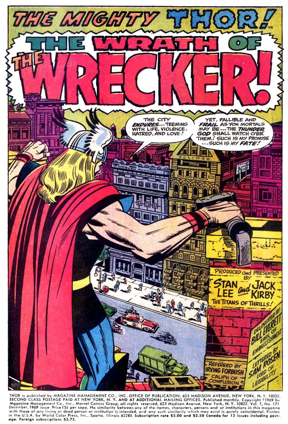 Thor Vol 1 171 Gallery | Comic Book Art Wiki | Fandom