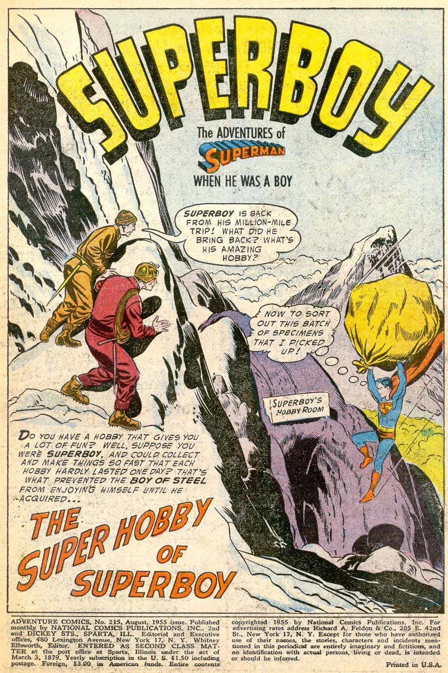 Adventure Comics Vol 1 215 Gallery | Comic Book Art Wiki | Fandom