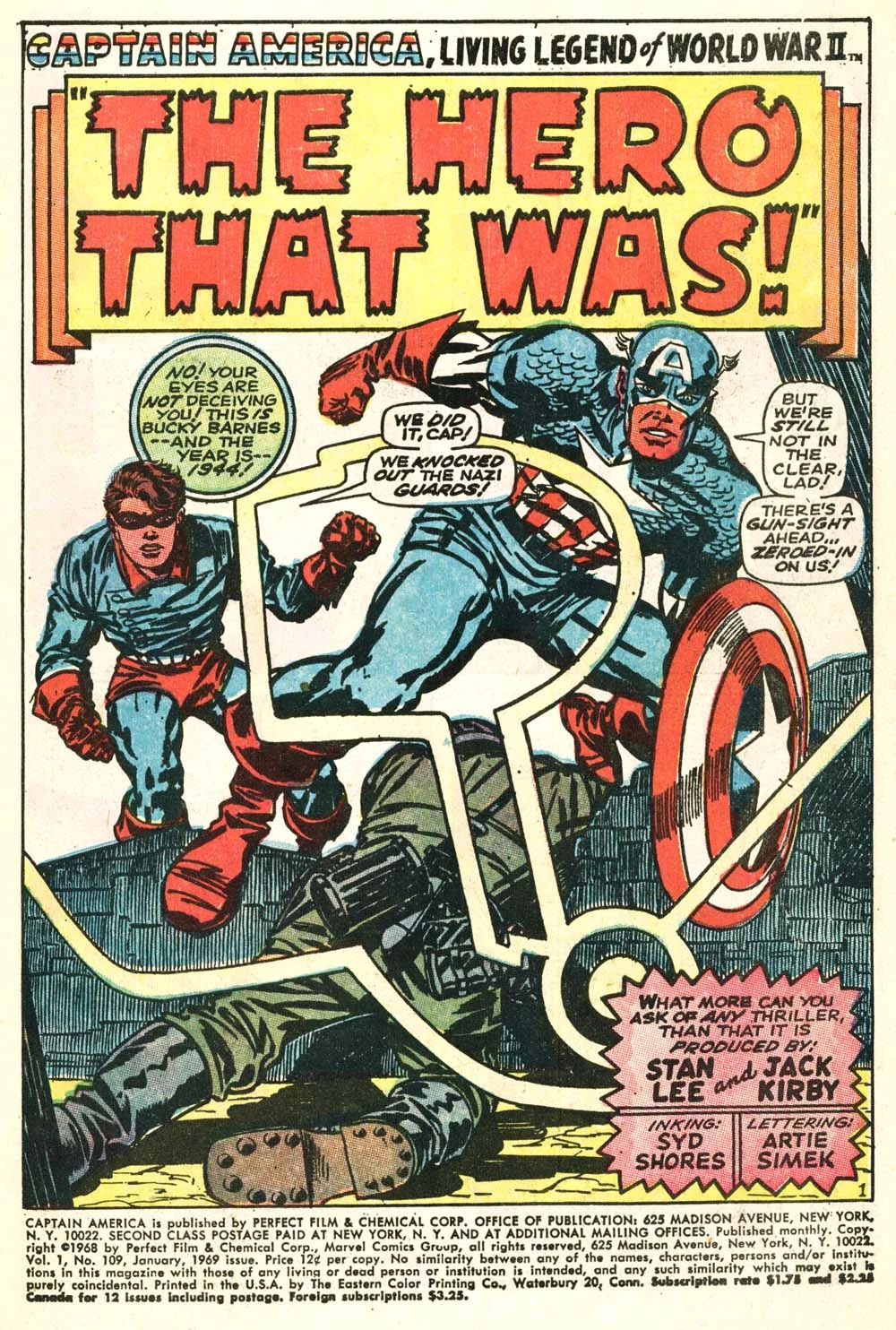 Captain America Vol 1 109 Gallery | Comic Book Art Wiki | Fandom