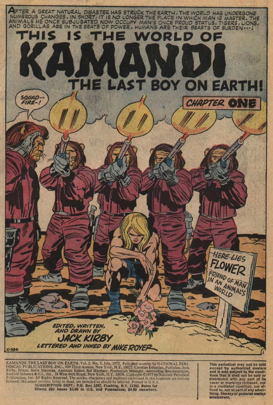 Kamandi Vol 1 7 Gallery | Comic Book Art Wiki | Fandom