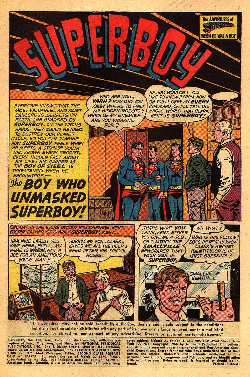 Superboy Vol 1 118 Gallery | Comic Book Art Wiki | Fandom