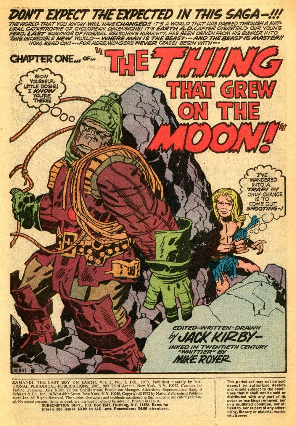Kamandi Vol 1 3 Gallery | Comic Book Art Wiki | Fandom