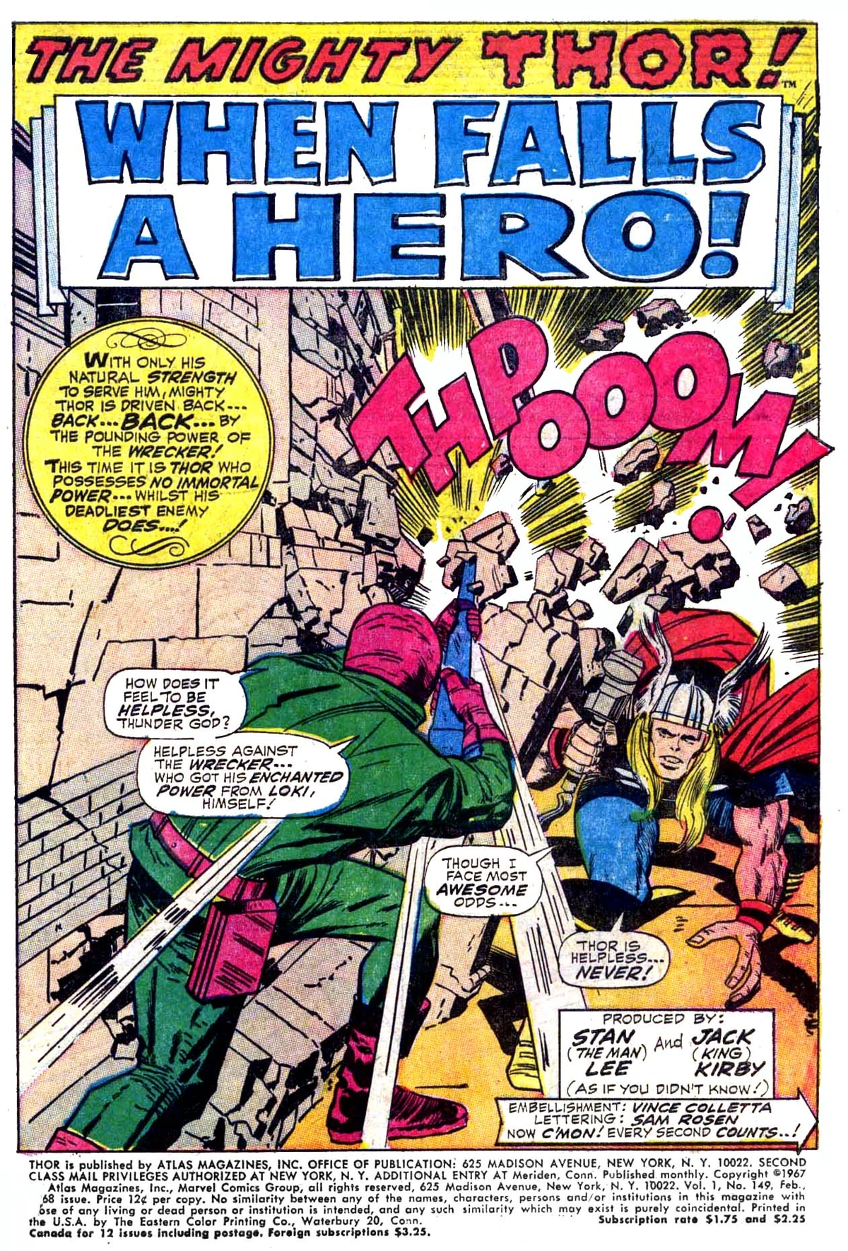 Thor Vol 1 149 Gallery | Comic Book Art Wiki | Fandom