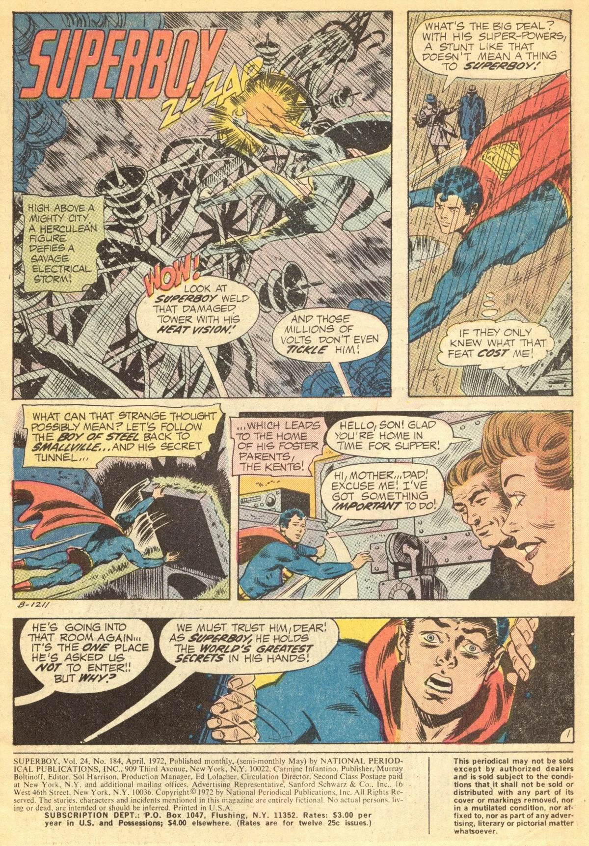 Superboy Vol 1 184 Gallery | Comic Book Art Wiki | Fandom