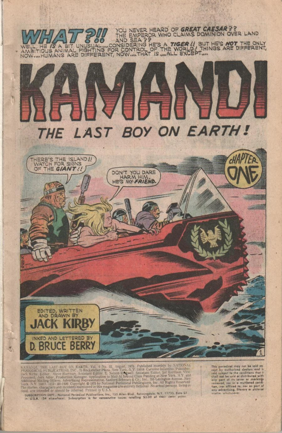 Kamandi Vol 1 32 Gallery | Comic Book Art Wiki | Fandom