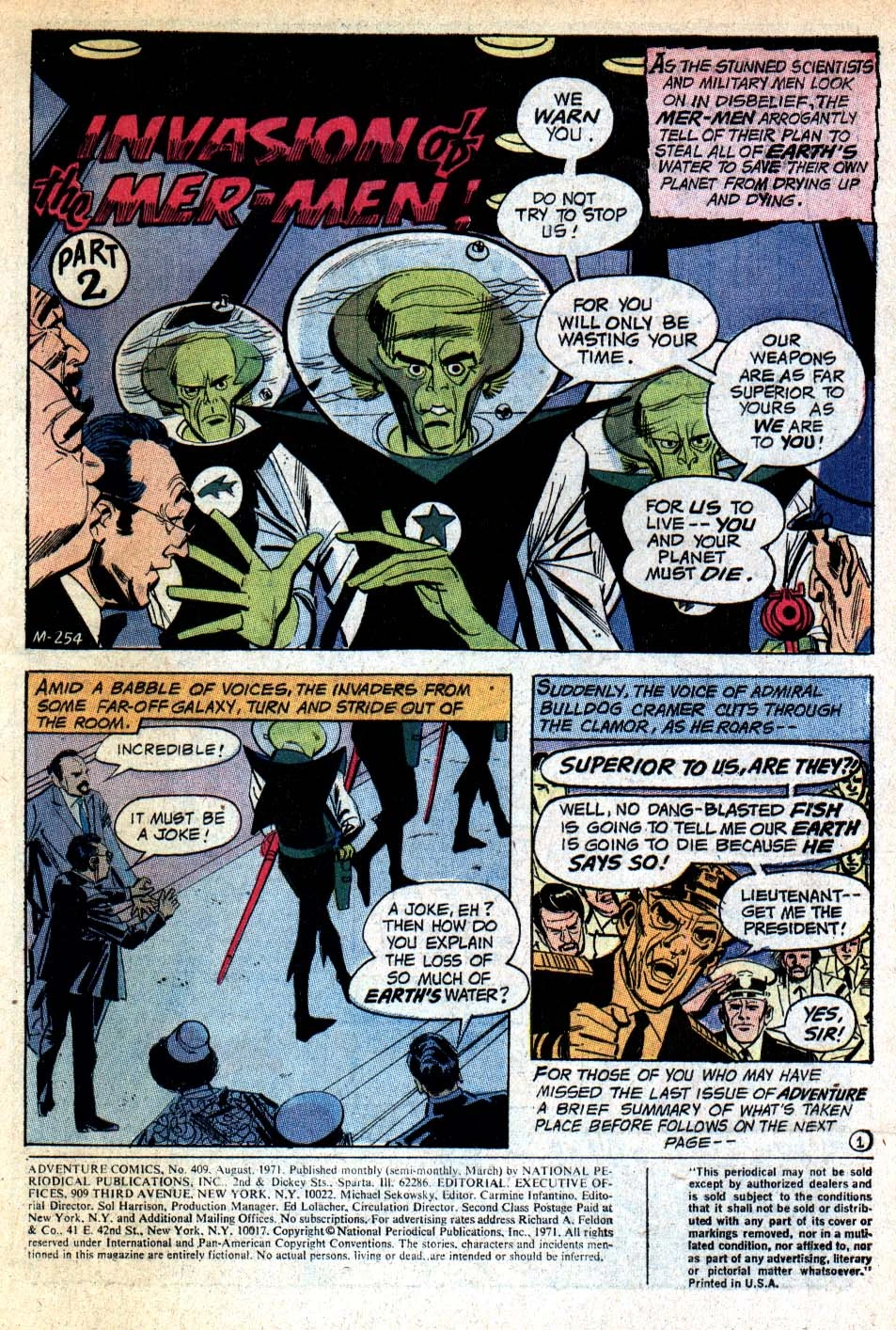 Adventure Comics Vol 1 409 Gallery | Comic Book Art Wiki | Fandom