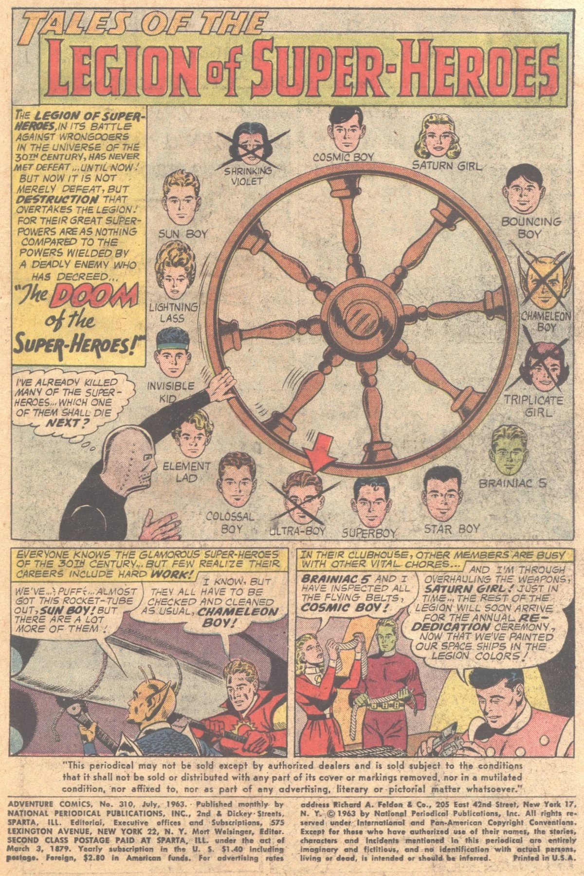 Adventure Comics Vol 1 310 Gallery | Comic Book Art Wiki | Fandom