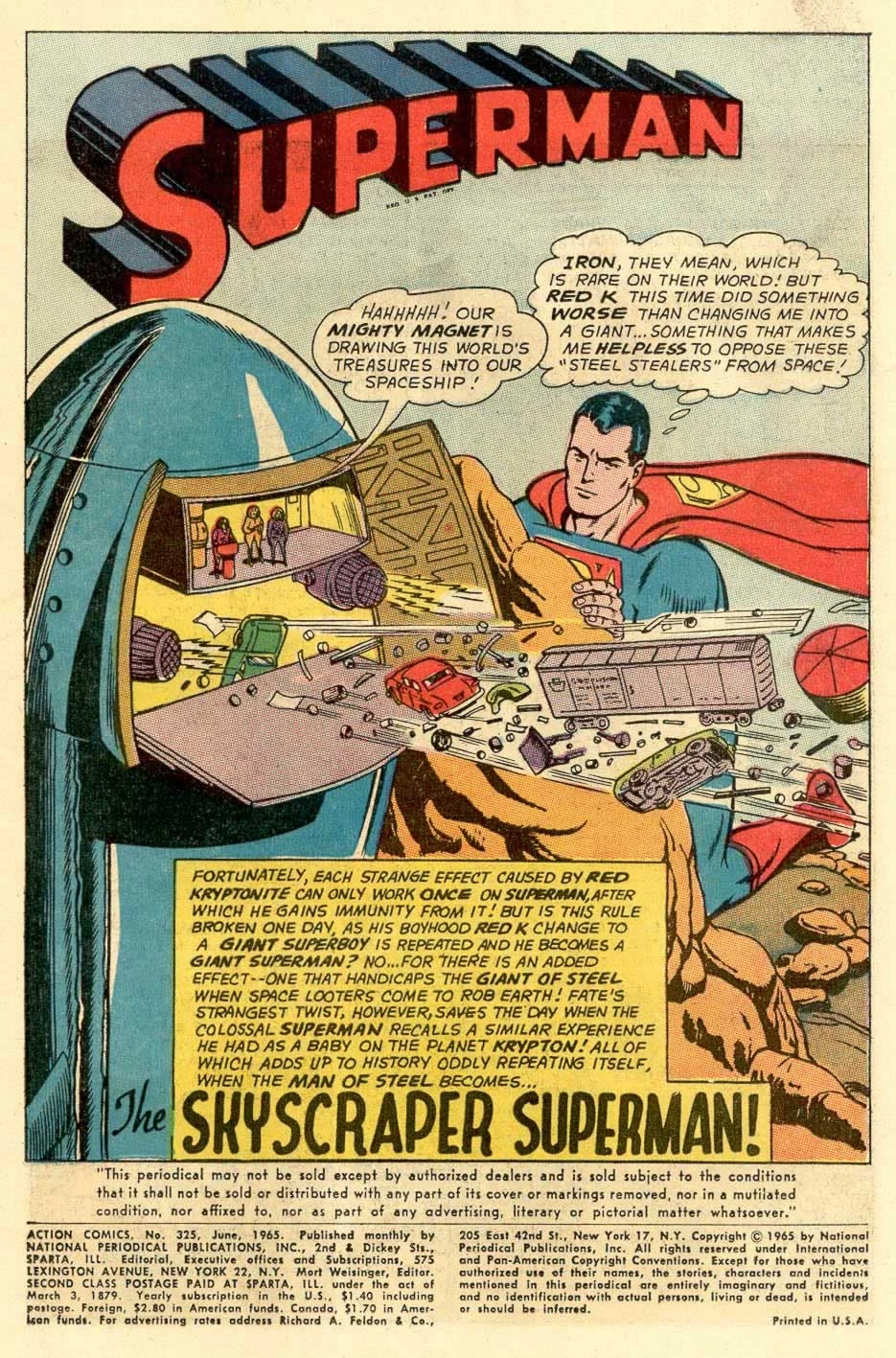 Action Comics Vol 1 325 Gallery | Comic Book Art Wiki | Fandom