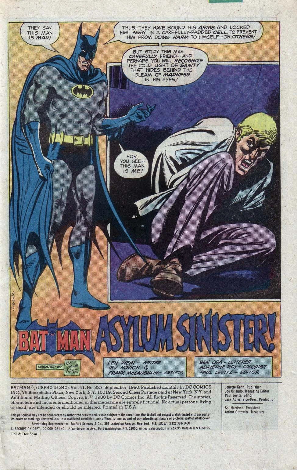 Batman Vol 1 327 Gallery | Comic Book Art Wiki | Fandom