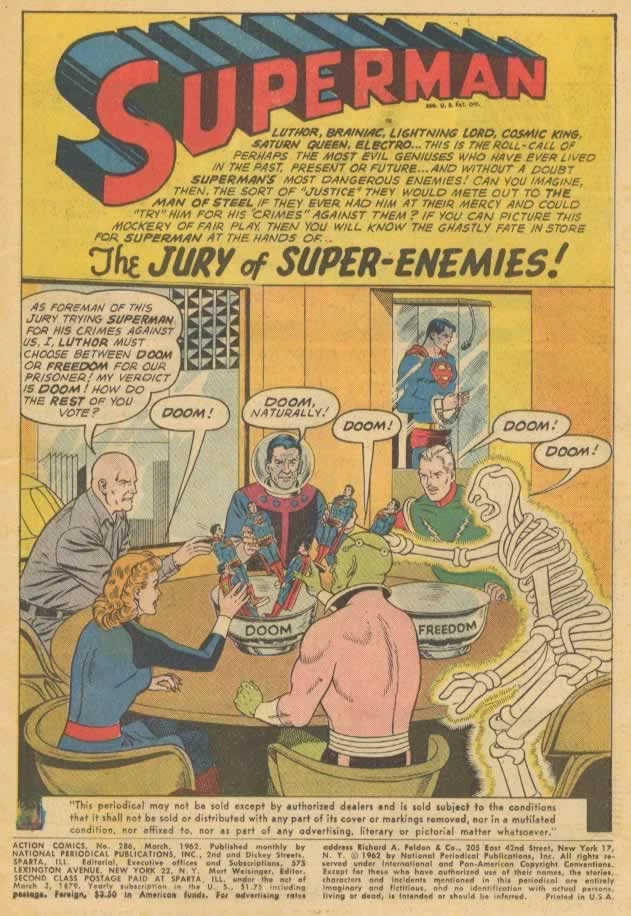 Action Comics Vol 1 286 Gallery | Comic Book Art Wiki | Fandom