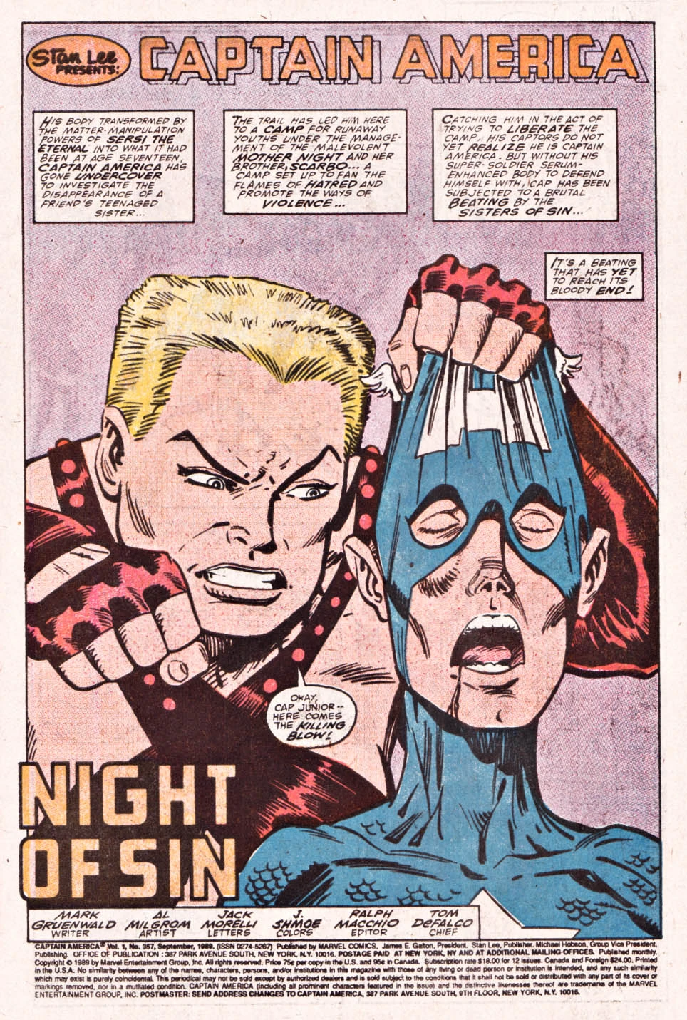 Captain America Vol 1 357 Gallery | Comic Book Art Wiki | Fandom