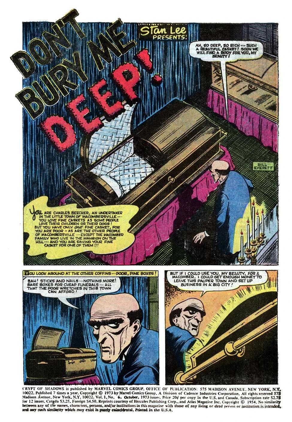 Crypt of Shadows Vol 1 6 Gallery | Comic Book Art Wiki | Fandom