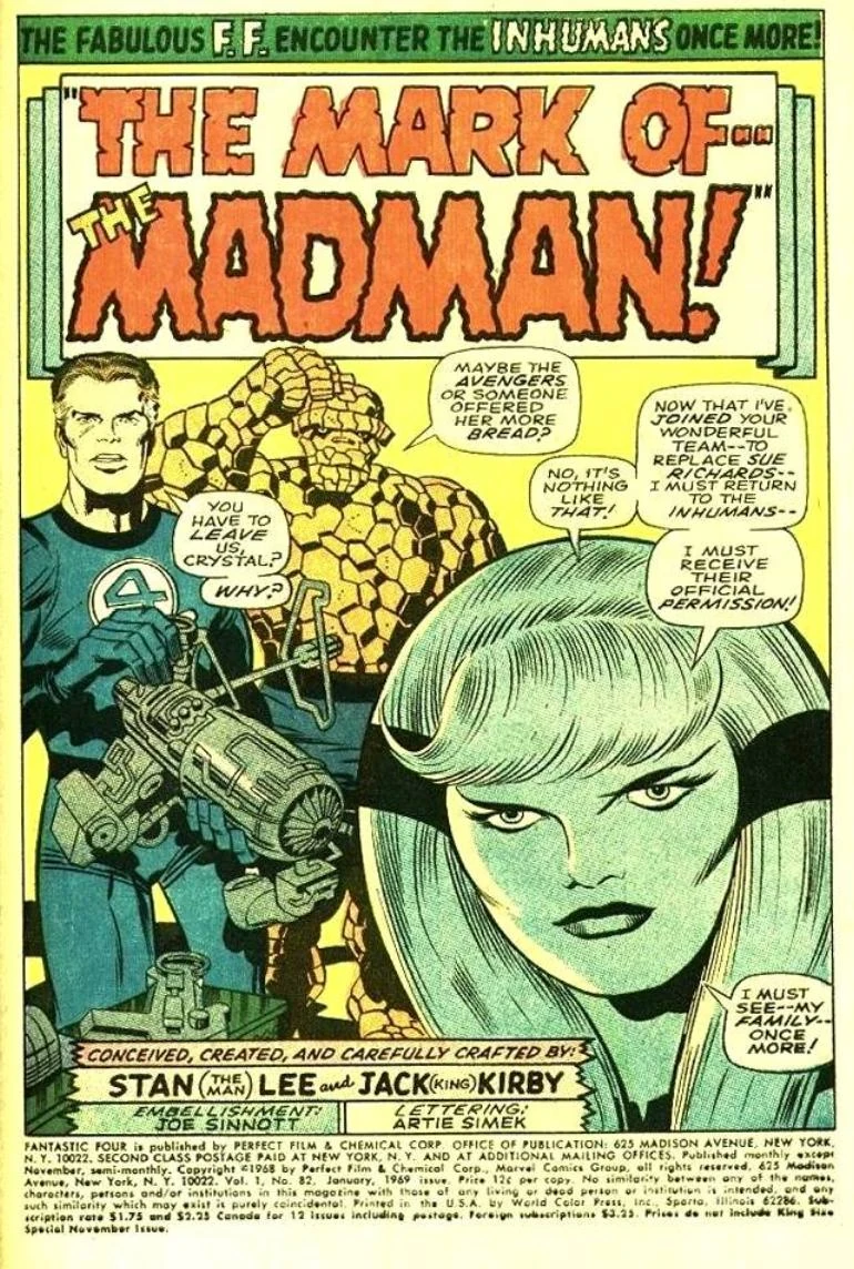 Fantastic Four Vol 1 82 Gallery | Comic Book Art Wiki | Fandom