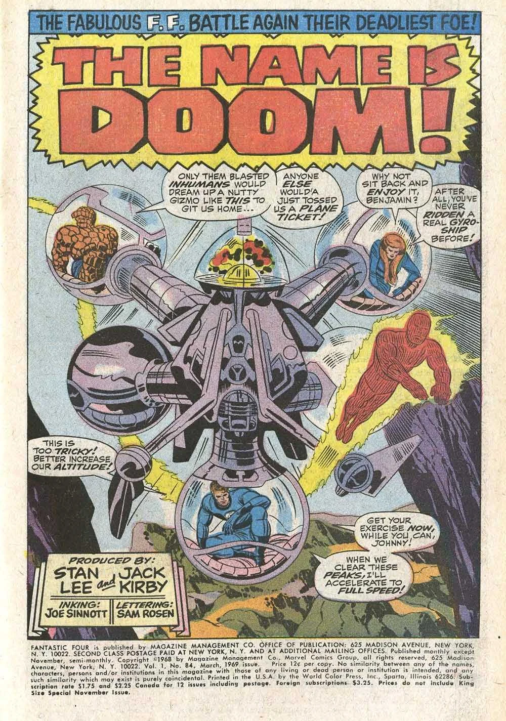 Fantastic Four Vol 1 84 Gallery | Comic Book Art Wiki | Fandom