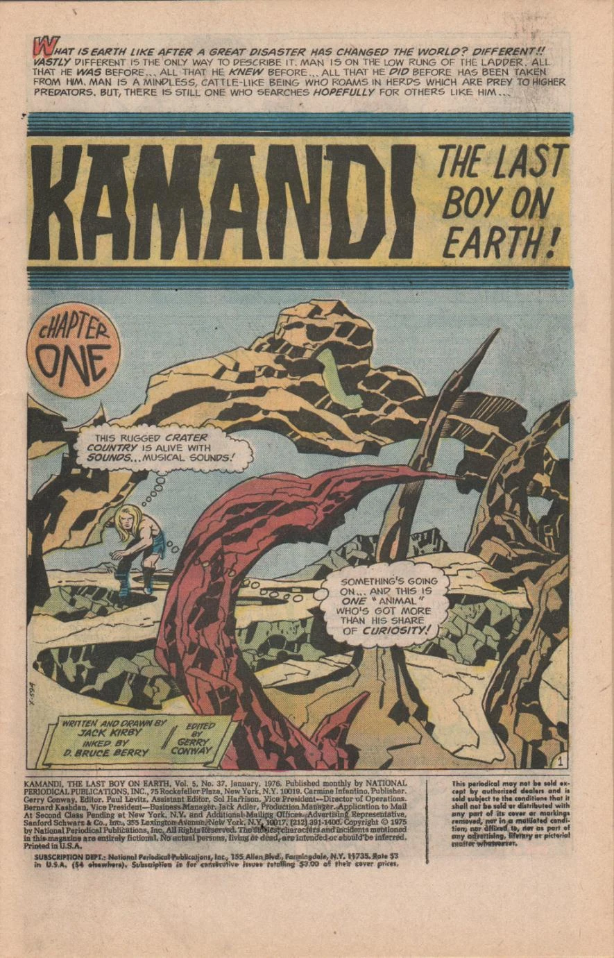 Kamandi Vol 1 37 Gallery | Comic Book Art Wiki | Fandom