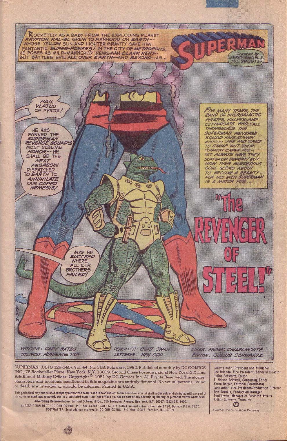 Superman Vol 1 368 Gallery | Comic Book Art Wiki | Fandom