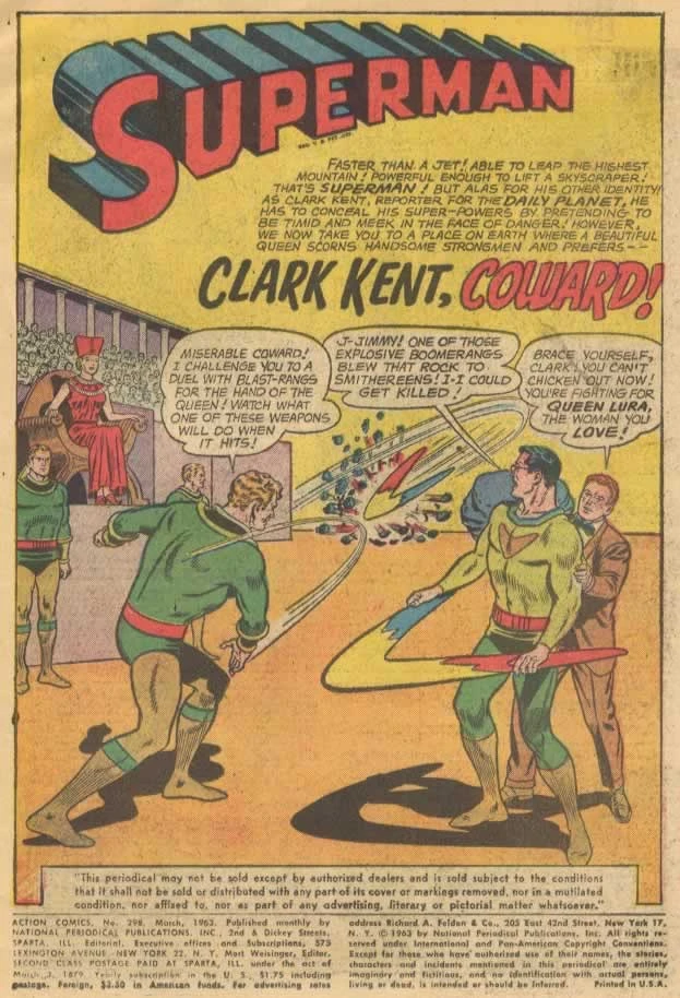 Action Comics Vol 1 298 Gallery | Comic Book Art Wiki | Fandom