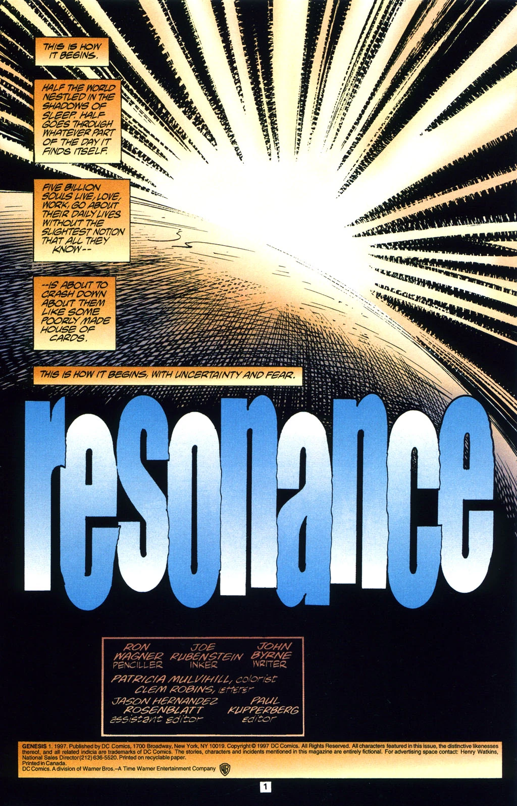 Genesis Vol 1 Gallery | Comic Book Art Wiki | Fandom