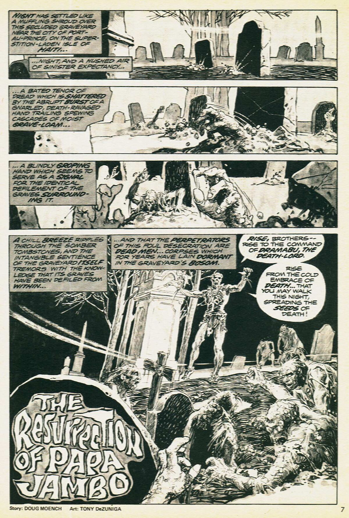 Tales Of The Zombie Vol 1 10 Gallery Comic Book Art Wiki Fandom