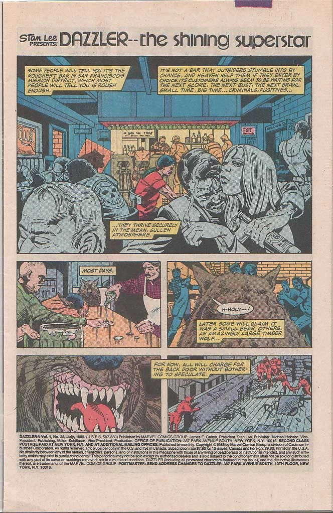 Dazzler Vol 1 38 Gallery | Comic Book Art Wiki | Fandom