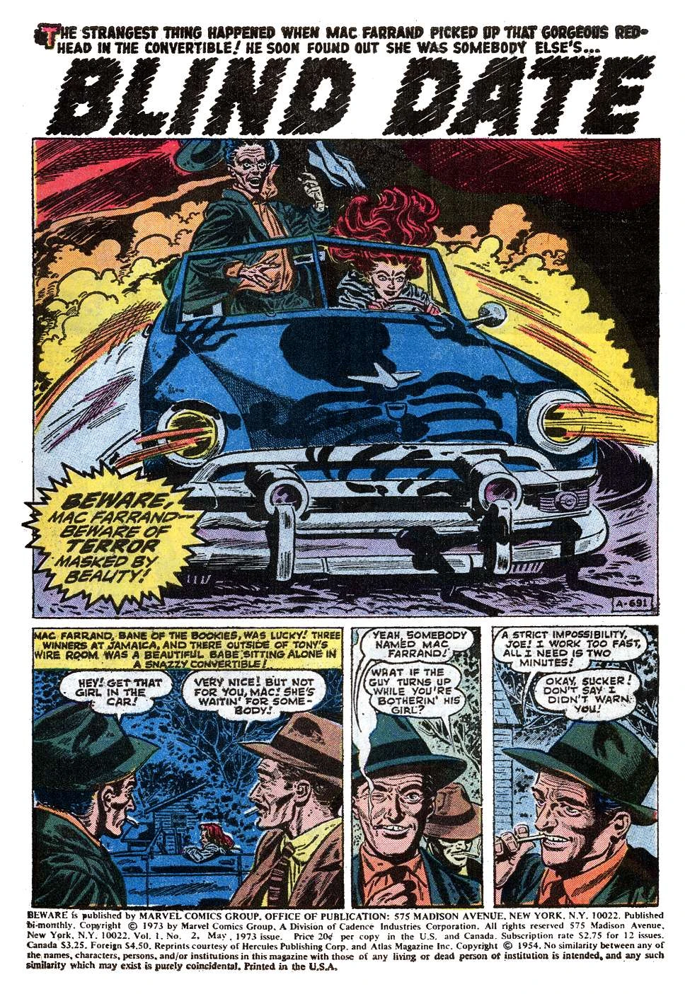 Beware (Marvel) Vol 1 2 Gallery | Comic Book Art Wiki | Fandom