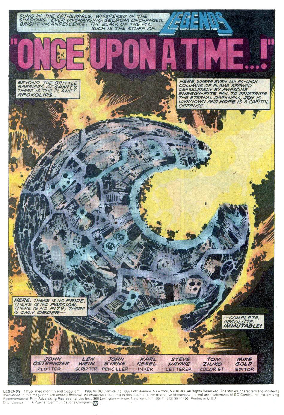 Legends Vol 1 Gallery | Comic Book Art Wiki | Fandom