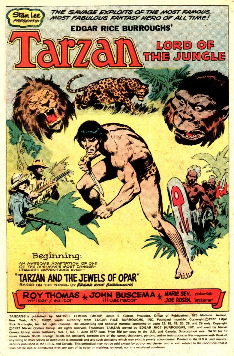 Tarzan Vol 1 Gallery | Comic Book Art Wiki | Fandom