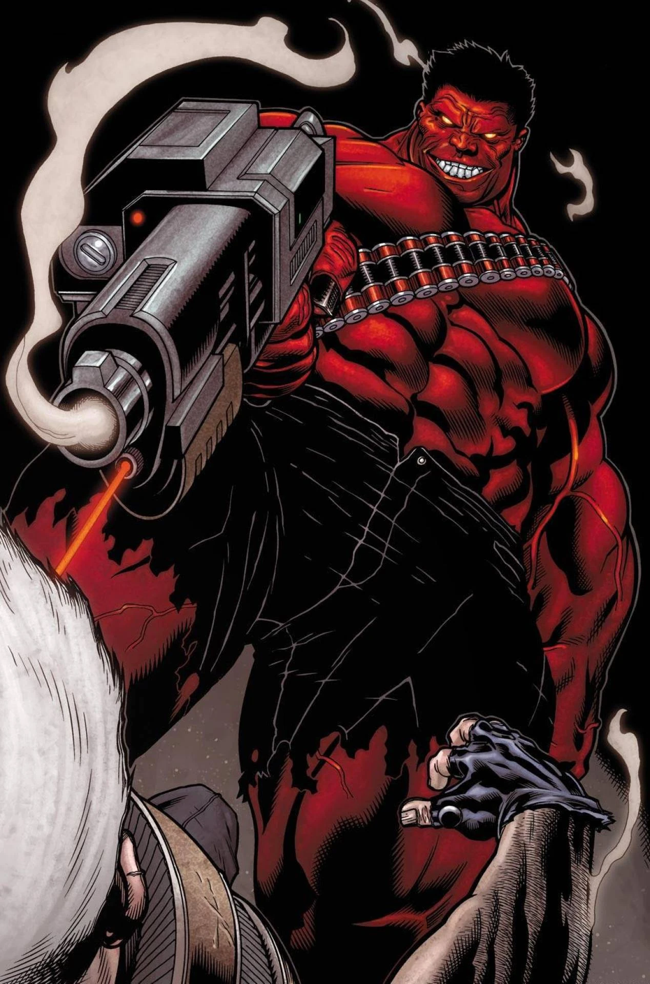 Red Hulk Comic Art