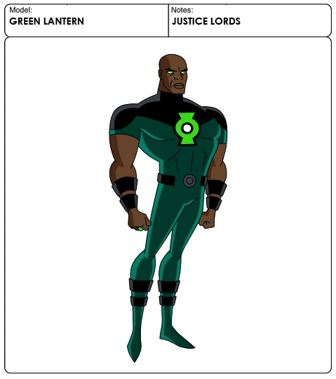 DC COMICS: DC Animated Universe Bios Justice Lords Green Lantern ...