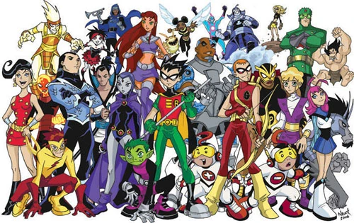 DC COMICS: DC Animated Universe Teen Titans Bios | Comic books in the ...