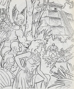 hawkman coloring pages